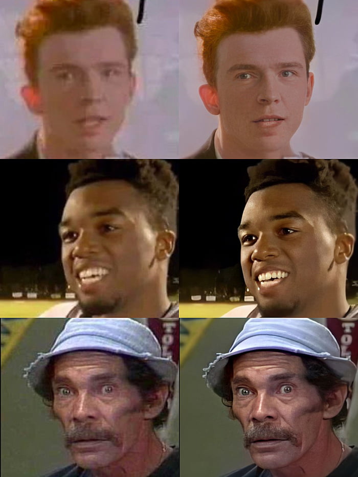 Some pictures enhanced by AI - 9GAG