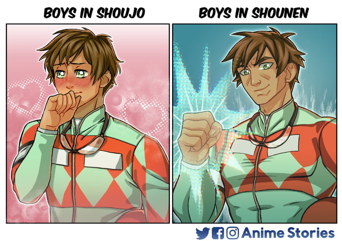 Shoujo vs shounen - 9GAG