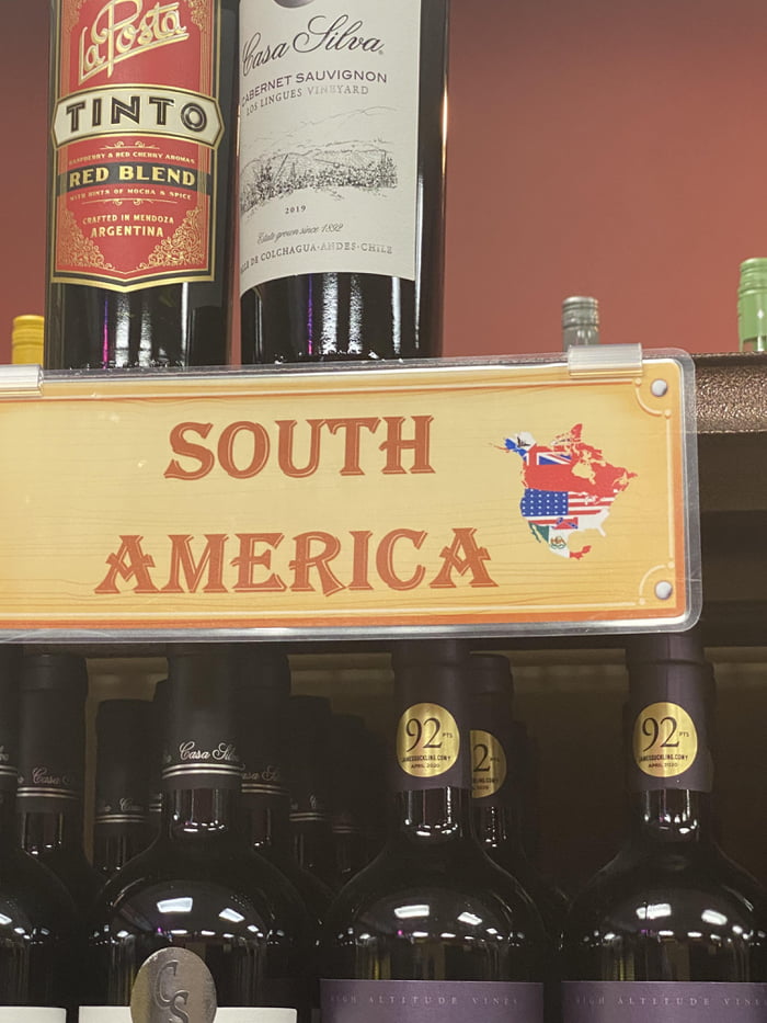 South American drinks with map of North America and the flags are all ...