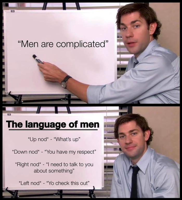 Universal language of men - 9GAG