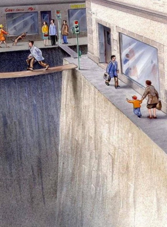 How much public space we've surrendered to cars (Swedish artist Karl ...