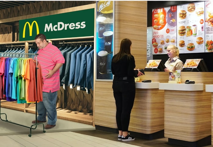Clever: McDonalds opens plus-size clothing chain McDonald's is ...