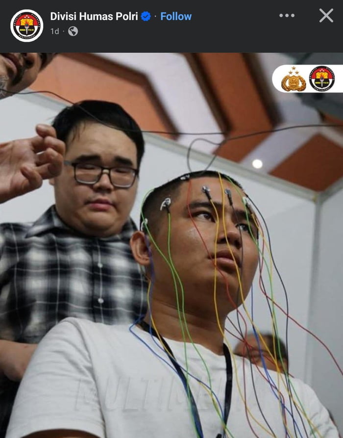 New tech dari polri, membaca data pikiran - 9GAG