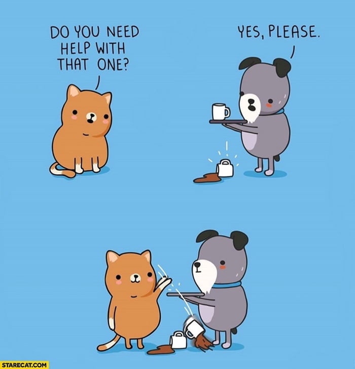 A little cat comic strip for Friday. Have a great weekend everyone. - 9GAG