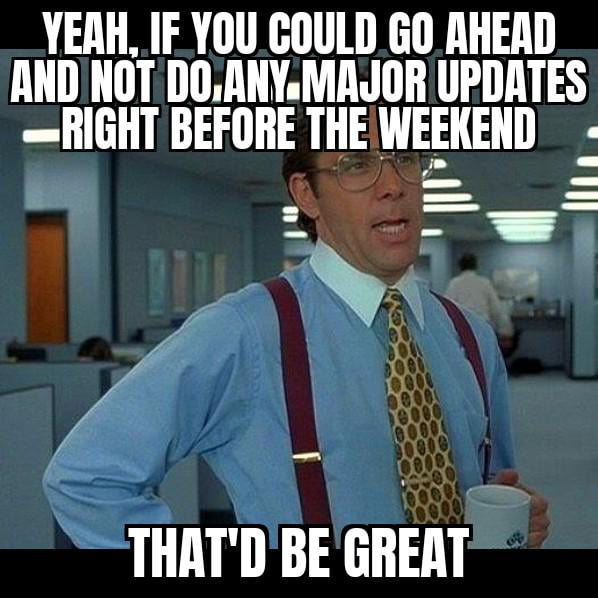 Literally any other day is better - 9GAG