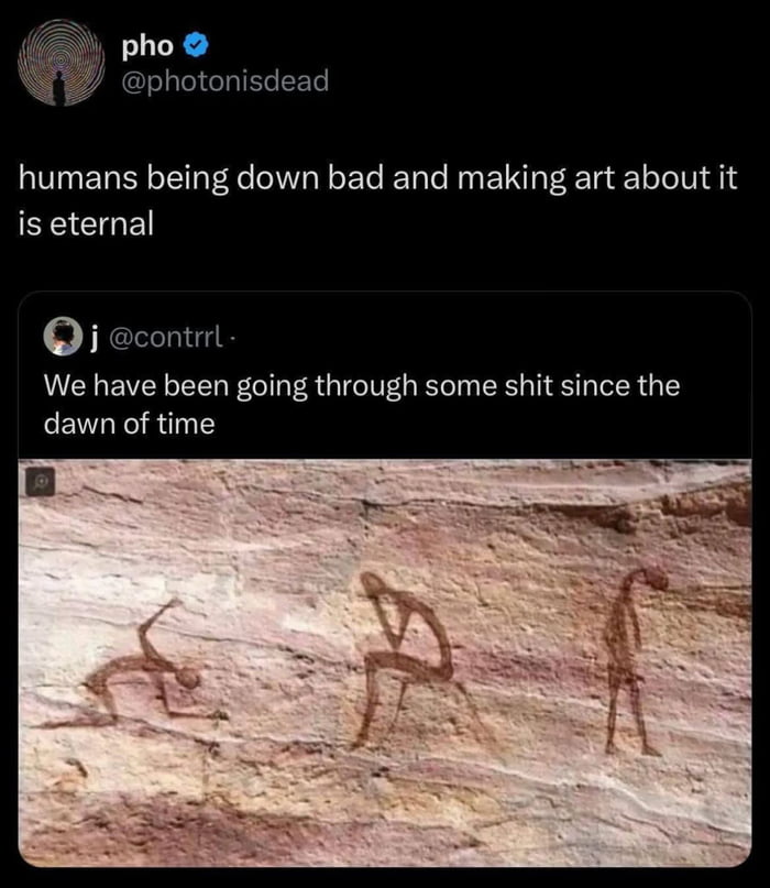 Cavemen knew the struggle was real - 9GAG