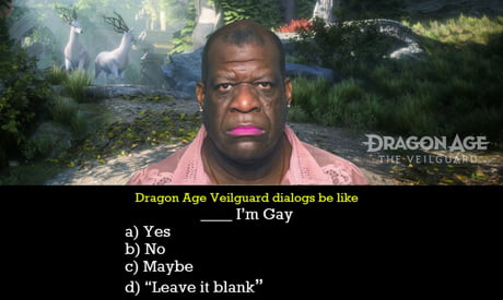 Best Funny dragon age veilguard Memes - 9GAG