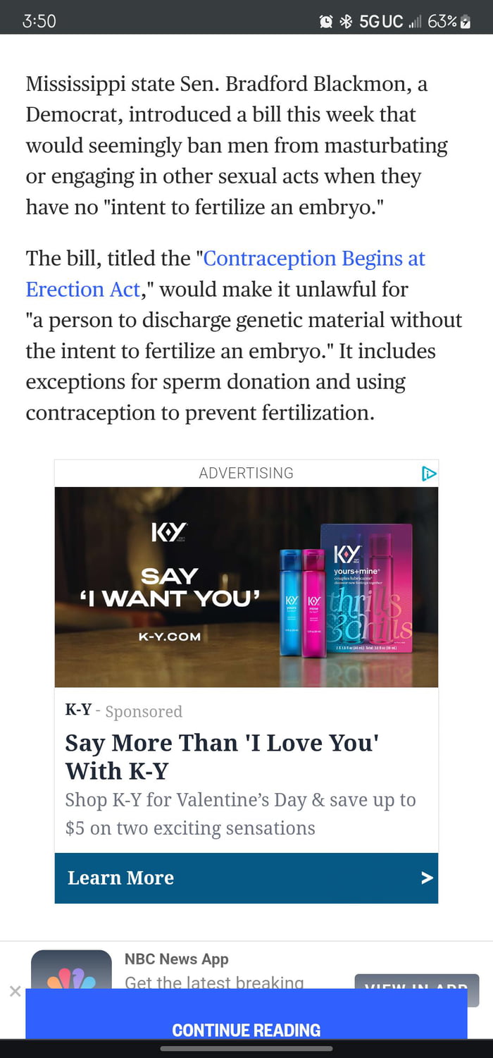 The perfect KY ad for this messed up article. - 9GAG