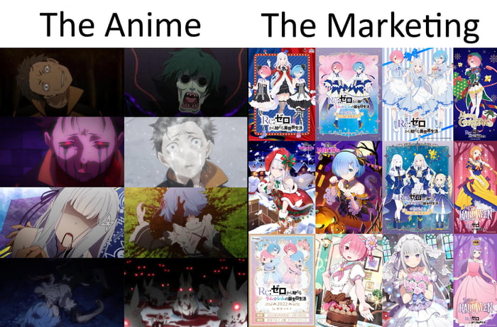 Re:Zero marketing be like - 9GAG