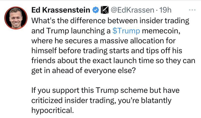 Insider trading at its core! - 9GAG