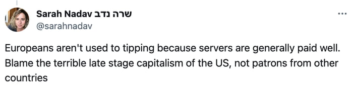 Server Says She 'Hates Europeans' After Receiving 10% Tip On $700 Bill ...