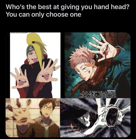 Anime Hand Memes Anime Jujutsu Kaisen Nobara Hands Clasped Buttons