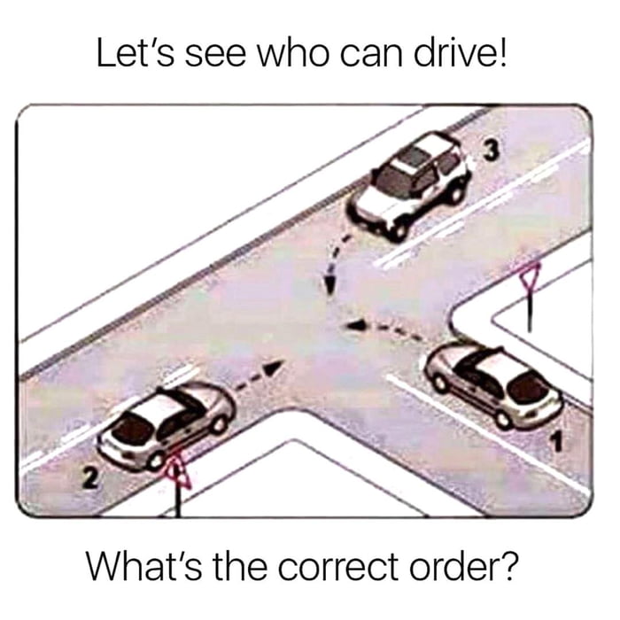 What is the correct order? 🤔 - 9GAG