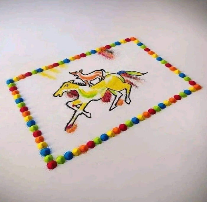 Meme wali Rangoli collection! Inspiration leni to le lo. - 9GAG