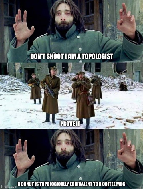 A topologist is a mathematician who specializes in the field of ...