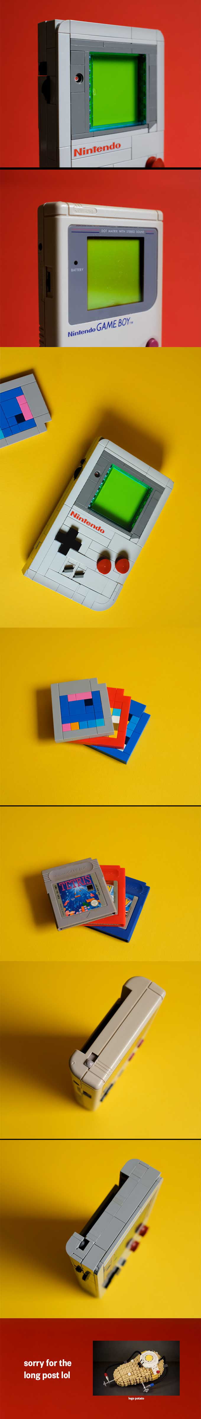 I built a LEGO Gameboy (OC) - 9GAG