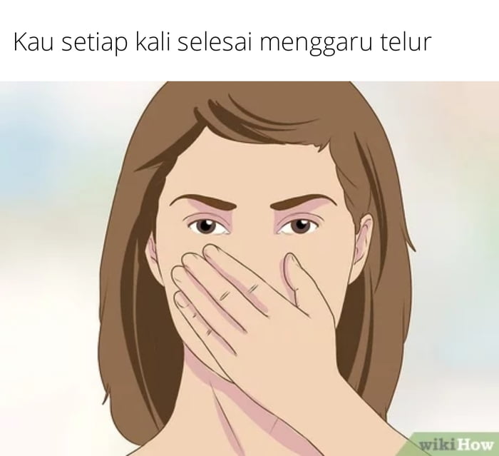 Tekniknya adalah dengan memicit - 9GAG