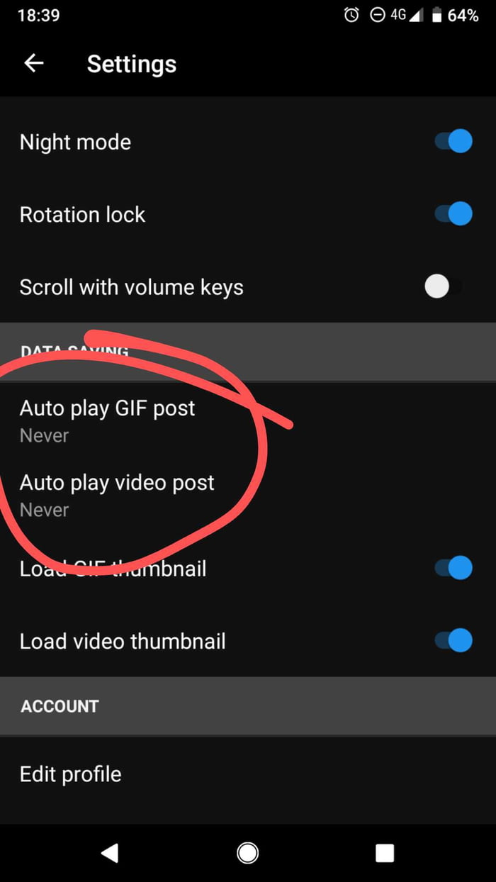 How to turn auto GIF & VIDEO play off - 9GAG
