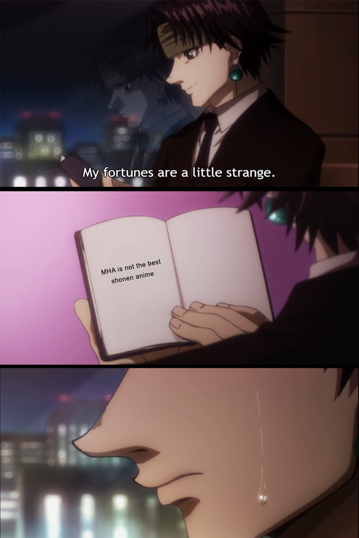 Chrollo reads about shonen - 9GAG