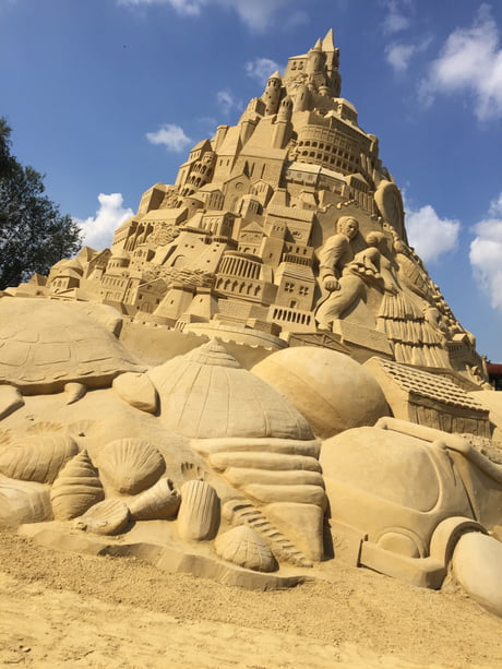Largest sandcastle in the world (18m) -Duisburg, Germany | Worth to watch