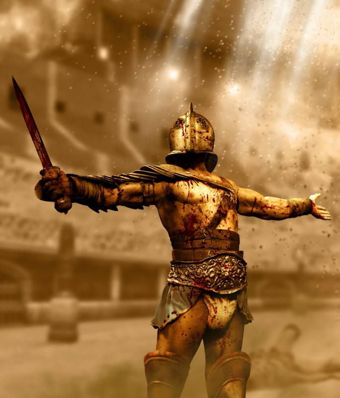 The legendary gladiator Flamma (the ‘Flame’) won his freedom a record 4 ...