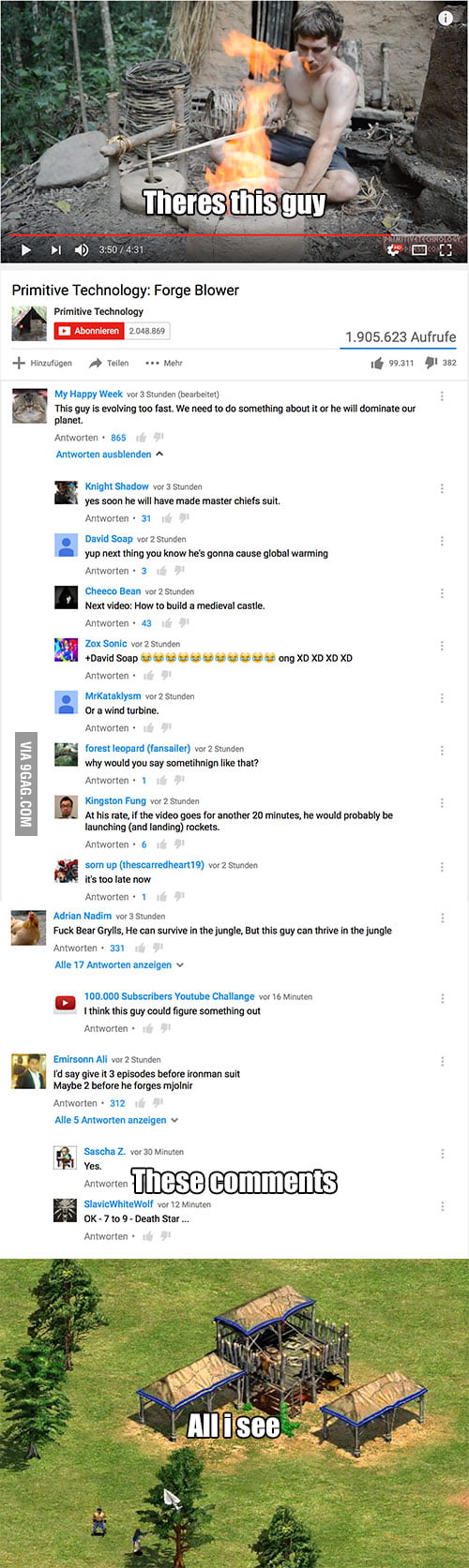 Primitive Technology and all I see ... - 9GAG