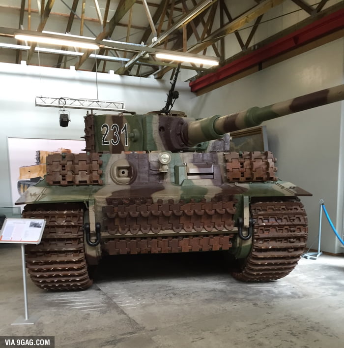 The beauty in real life (Tiger Tank) - 9GAG