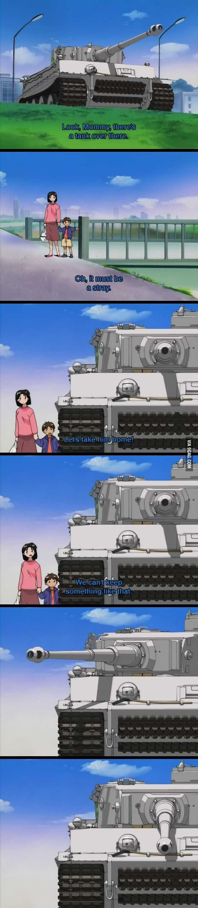 Sad tank is sad. - 9GAG
