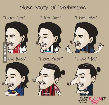 Zlatan Nose Memes