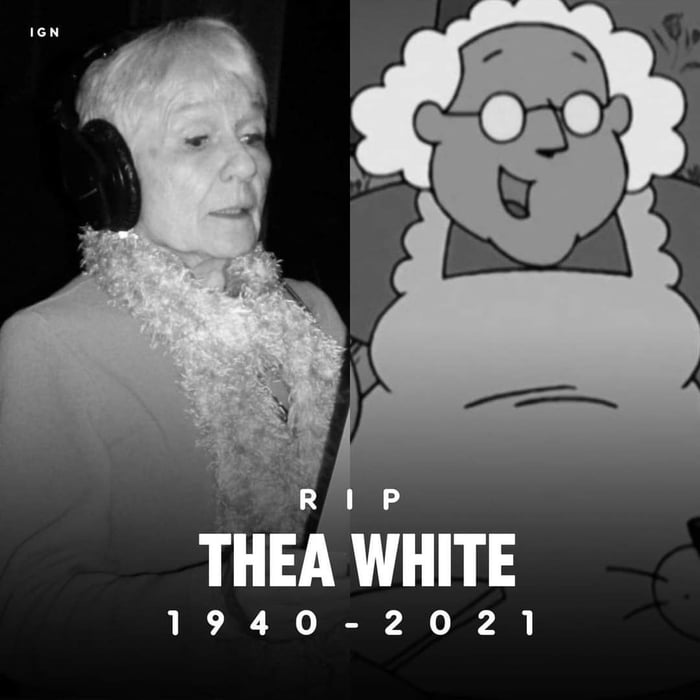 Remembering and honoring Thea White, who voiced our beloved Muriel ...