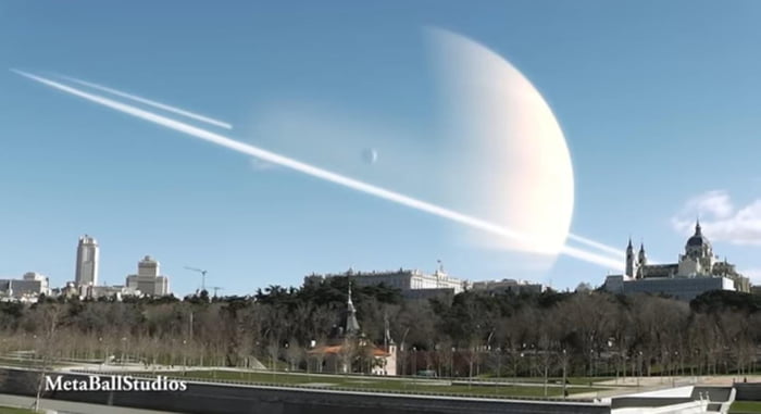 If Saturn replaced the moon - 9GAG