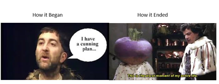 2020 in a Blackadder Meme - 9GAG