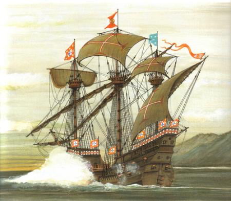 Galleon São João Baptista, known as Botafogo (Spitfire) was a ...