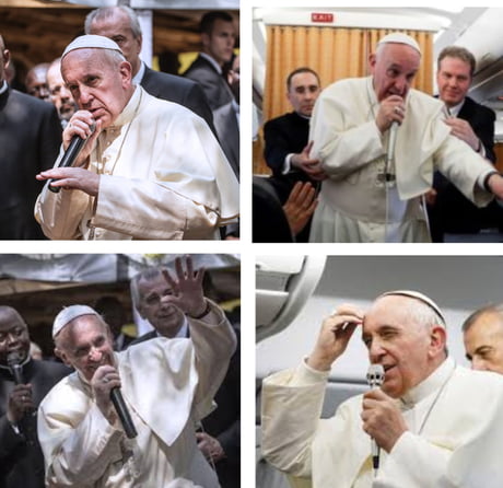 Memes Papa Francisco Microfono Is The Vatican's New Anime Inspired