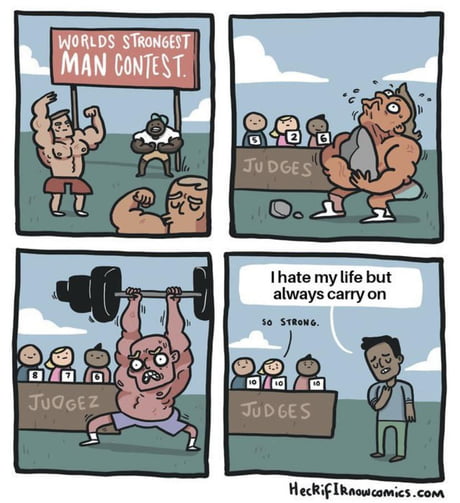 Strong Man Competition Funny