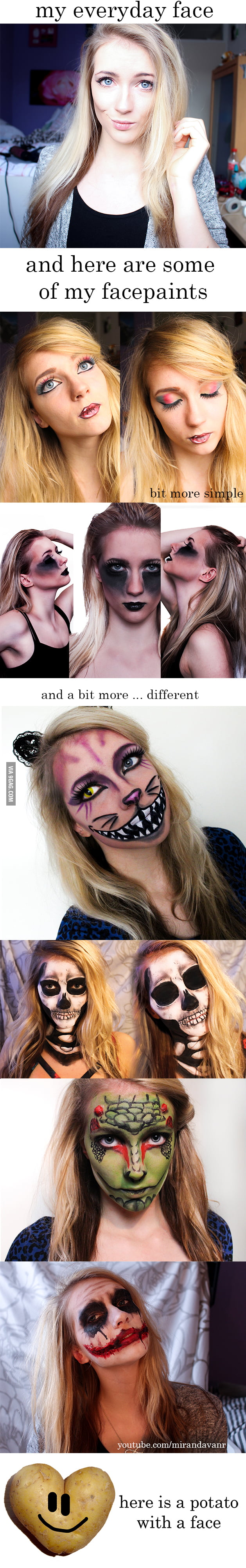 My hobby is face-painting, anyone has any ideas what I can make for my ...