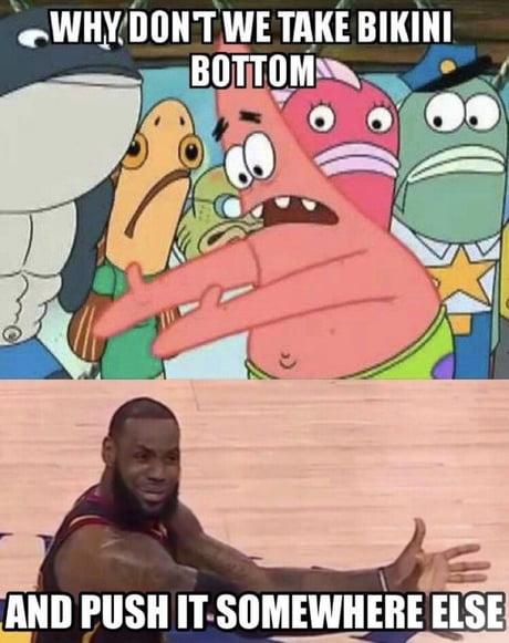Patrick Star Meme Push It Somewhere Else
