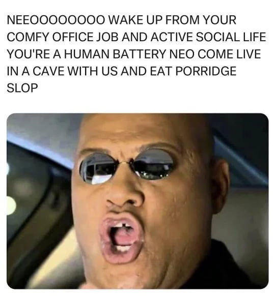 It was worded differently when it was choosing a red pill/blue pill. - 9GAG