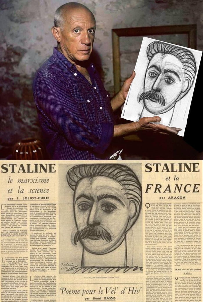 As a hardcore communist, recipient of Stalin Peace Prize, Picasso drew ...