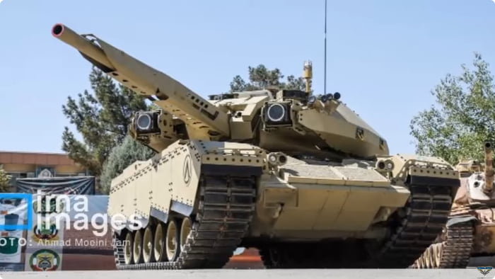 The upgrade for the american build Iranian M60 "Soleiman 402" is there ...
