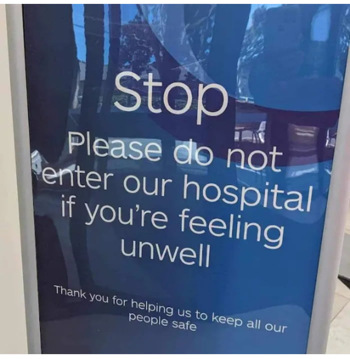 But then, what's the point this hospital? - 9GAG