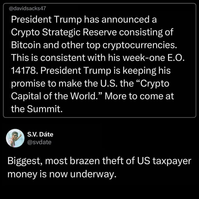 Who needs to put their money in crypto? - 9GAG