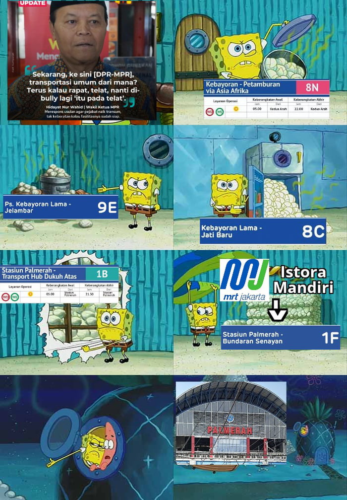 Nah, kalo di IKN ntar tinggal naik Kereta Tanpa Rel - 9GAG