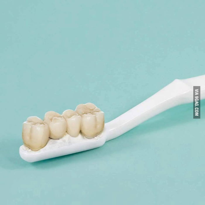 A Real toothbrush - 9GAG