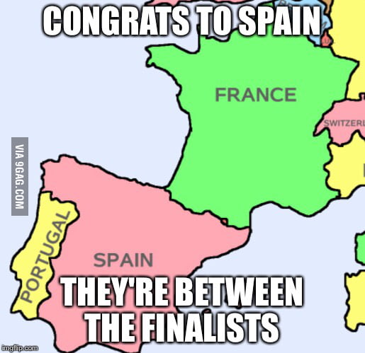 Euro 2016: Another victory to Spain. - 9GAG