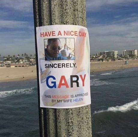 Thanks Gary - 9GAG
