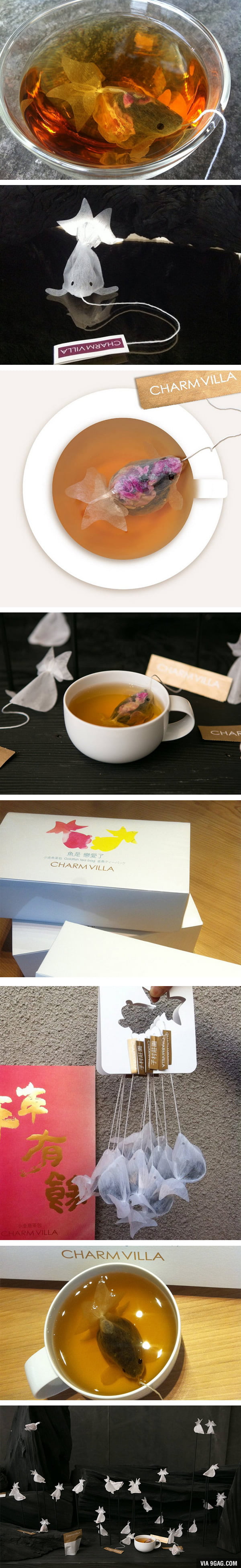 Goldfish Tea Bags Will Turn Your Teacup Into A Fishbowl - 9GAG