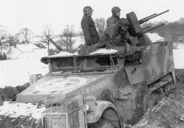 M16 Multiple Gun Motor Carriage AKA "Meat Chopper" of the 447th Anti ...