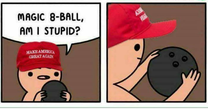 MAGA Eight Ball - 9GAG