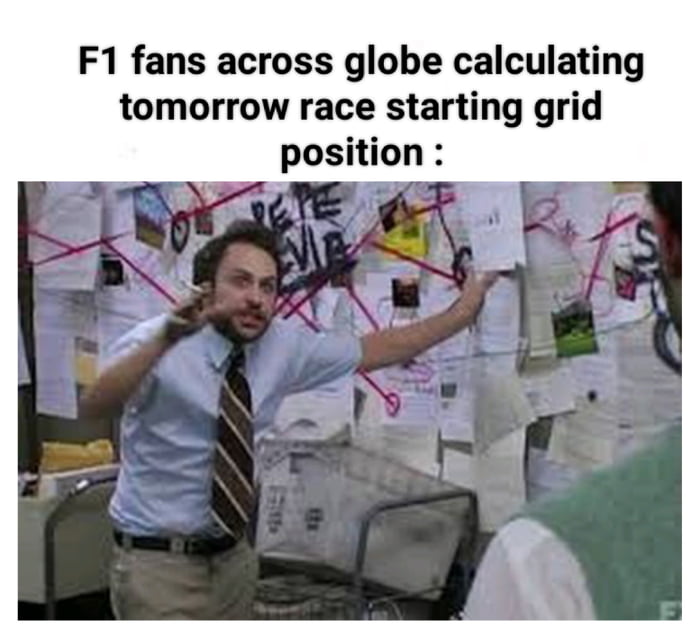 Come on F1 post the starting grid !!! - 9GAG